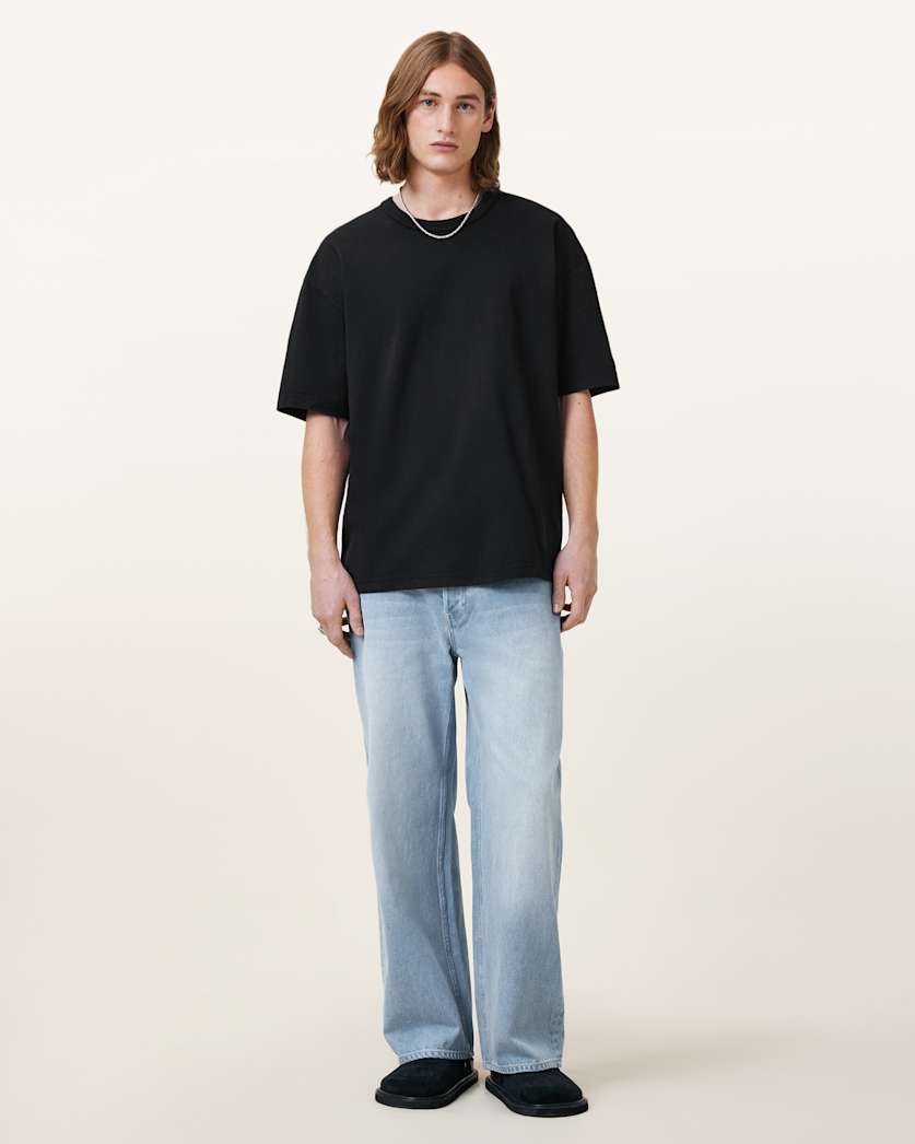 Sonny Short Sleeve T-Shirt Jet Black | ALLSAINTS